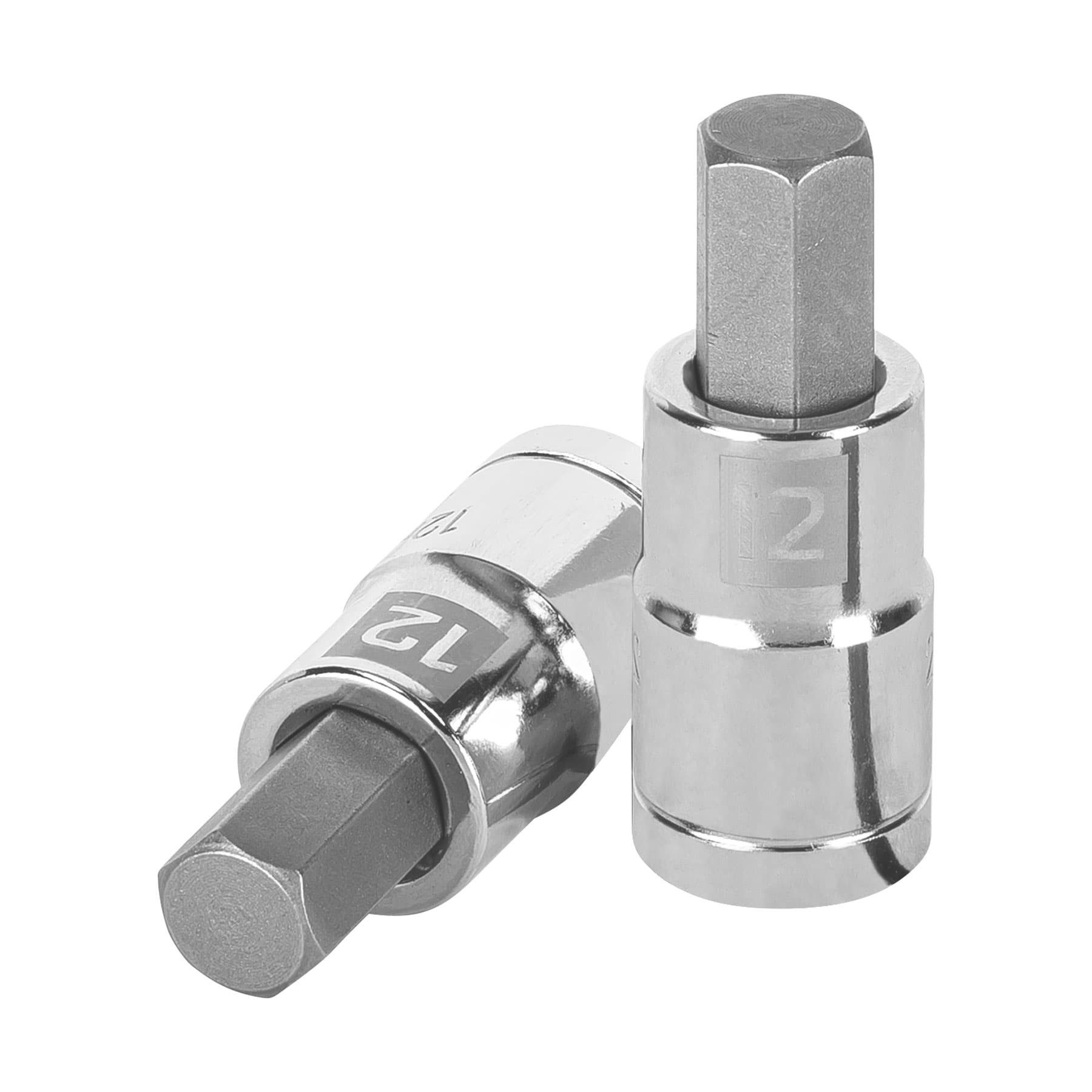 DADO PUNTA HEXAGONAL DE 12 MM, CUADRO 1/2", TRUPER 13284