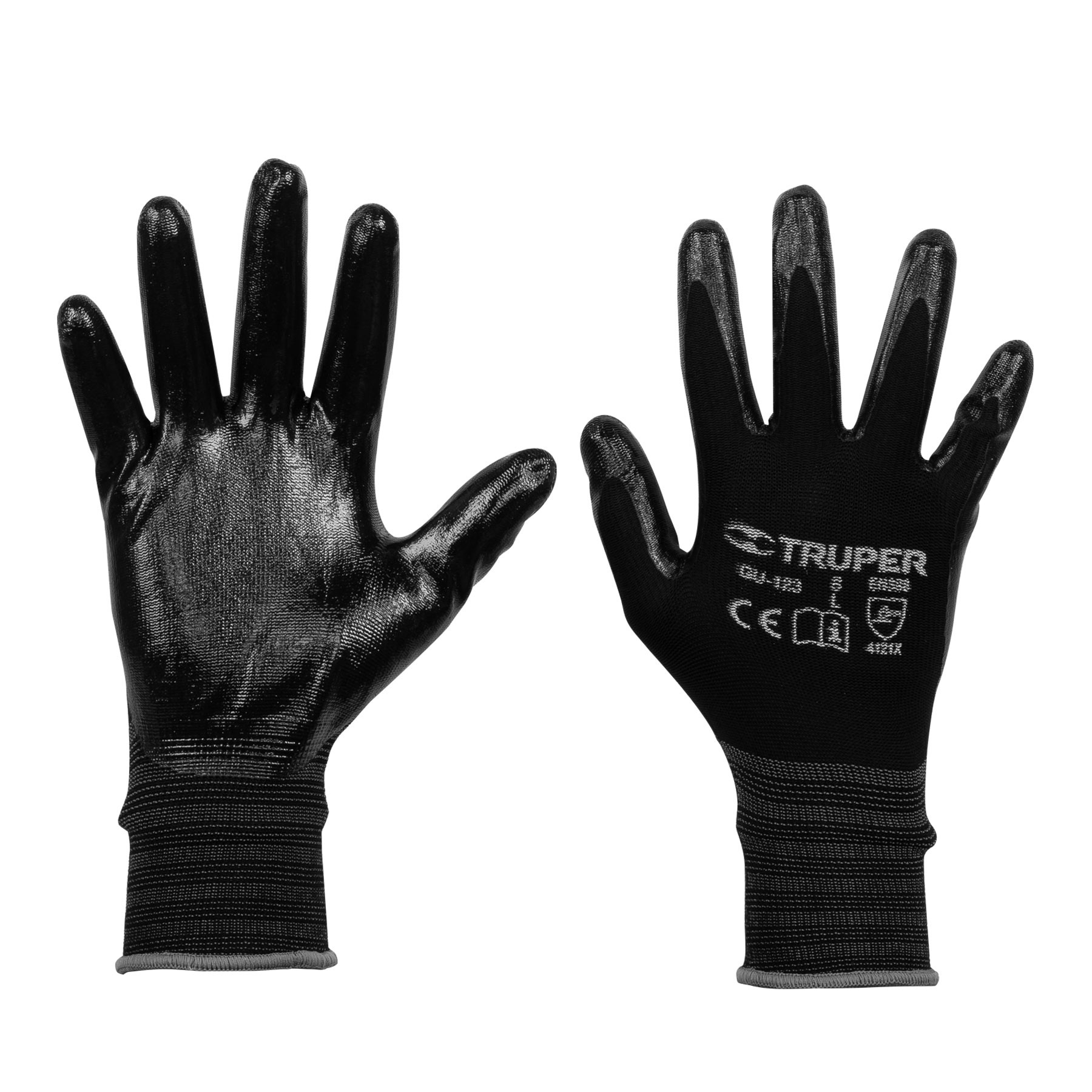 GUANTES DE NYLON RECUBIERTOS DE NITRILO, G, TRUPER 13295