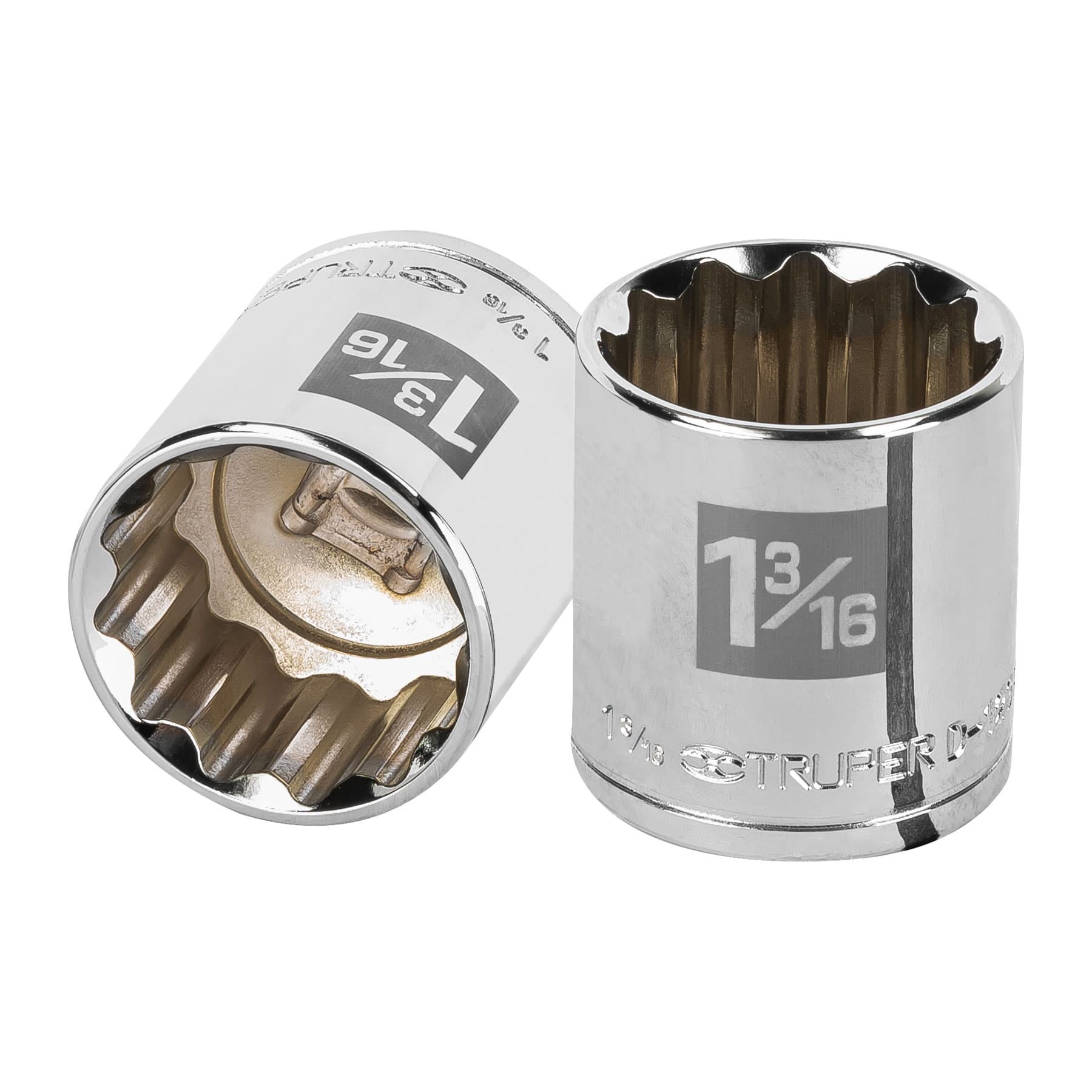 DADO DE 1-3/16", 12 PUNTAS, CUADRO 1/2", TRUPER 13313