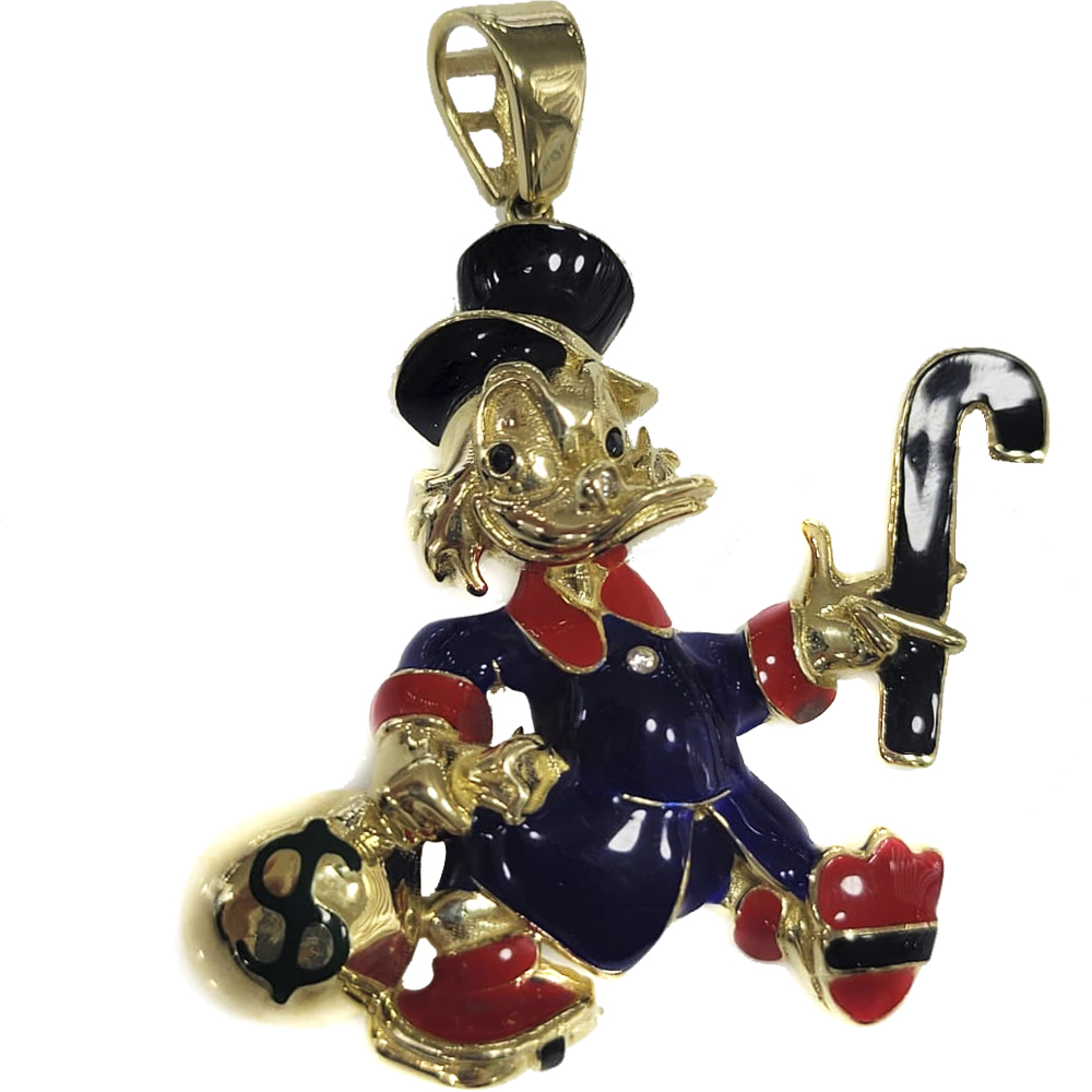 Dije de Caricatura Mac Pato de Oro 10K