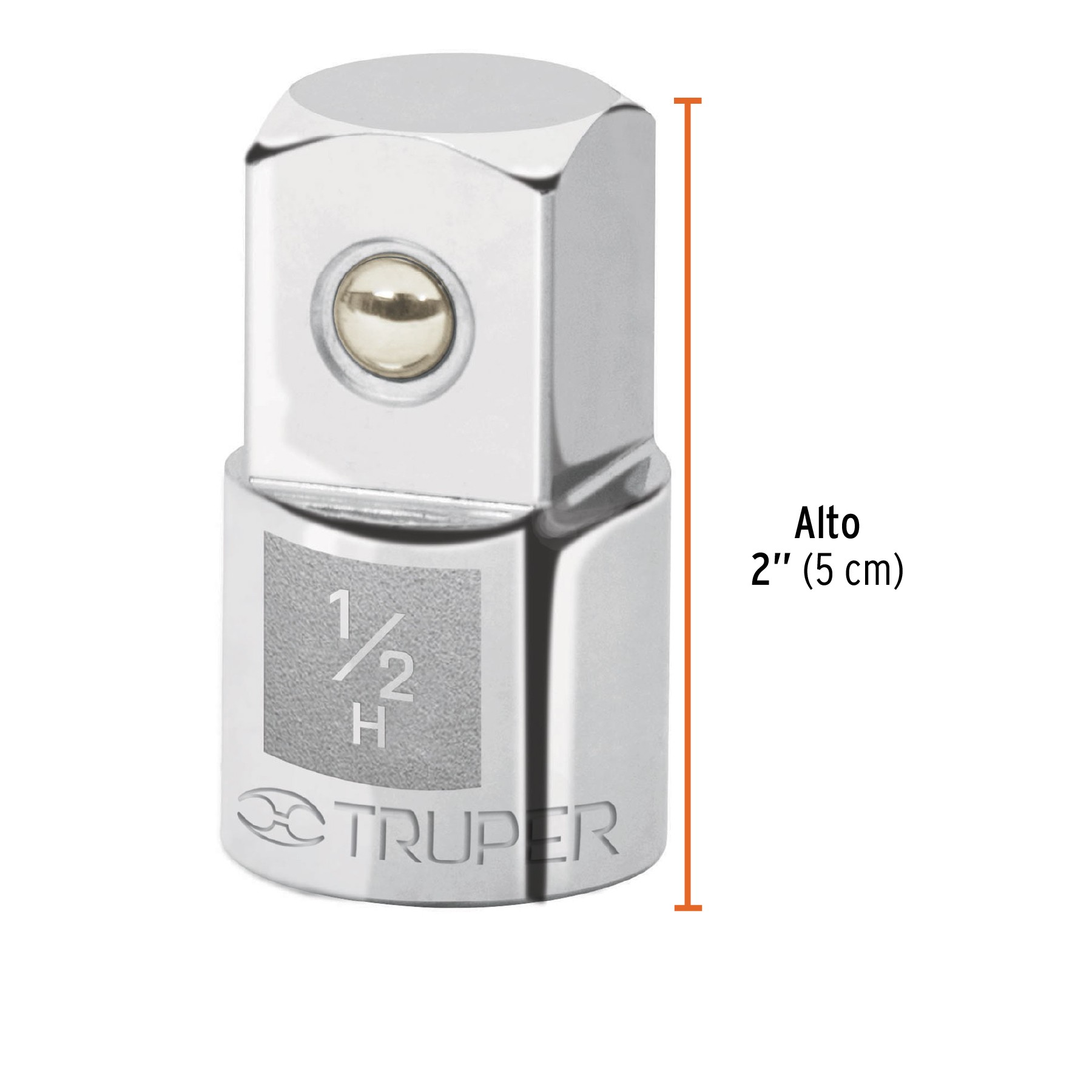 ADAPTADOR PARA MATRACA DE CUADRO 1/2" A CUADRO 3/4", TRUPER 13426