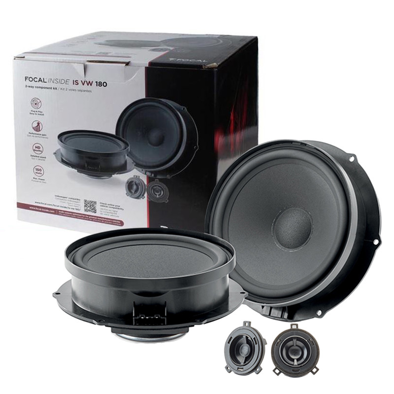 Kit de bocinas FOCAL IS VW 180 de 2 vias separadas 75W