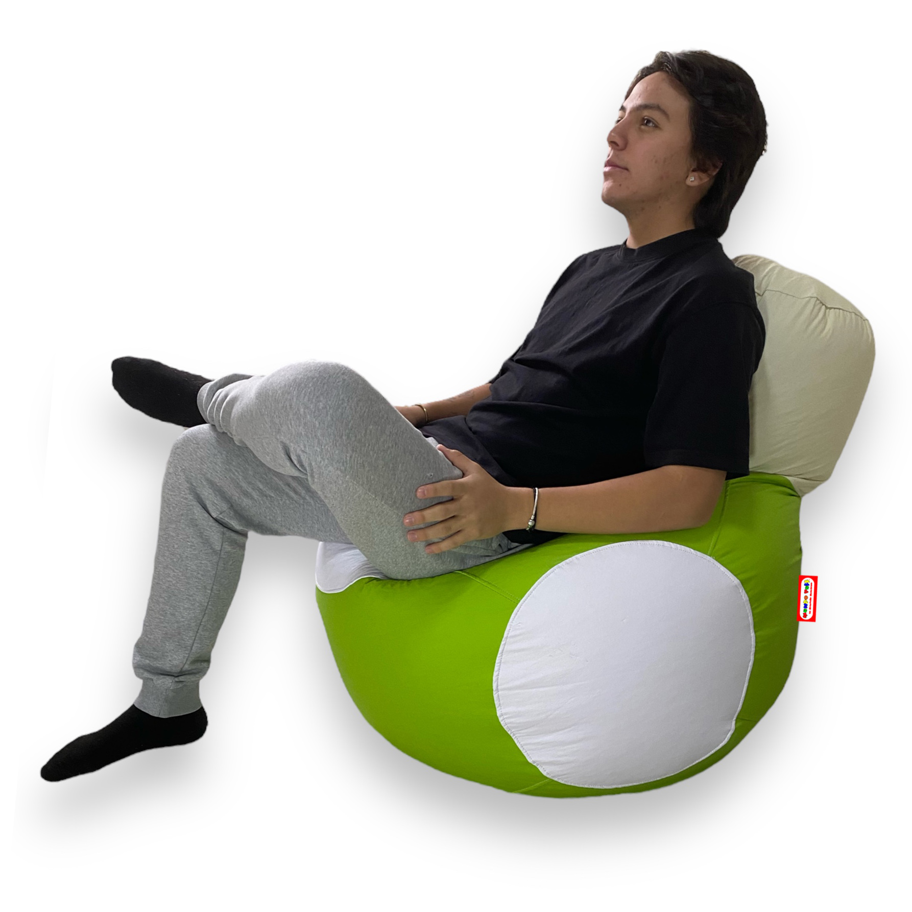 Sillón Puff Hongo Bola Limon marca Mundo Puff.