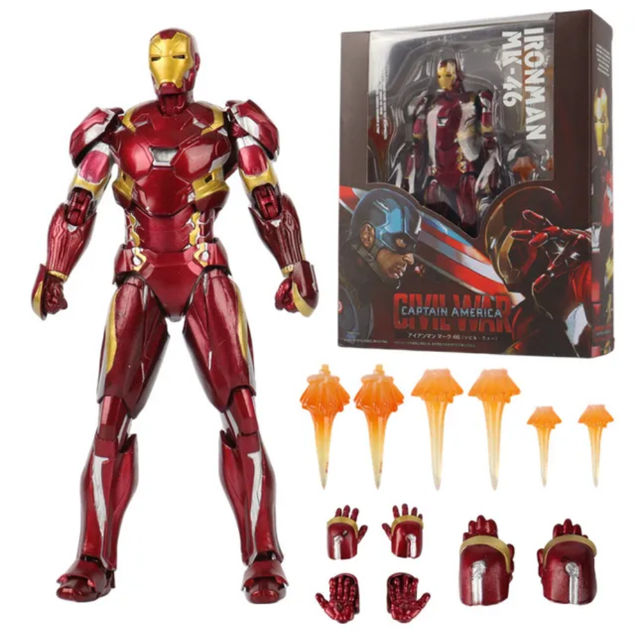 Iron Man Ironman Mark 46 Civil War Avengers Figura Marvel