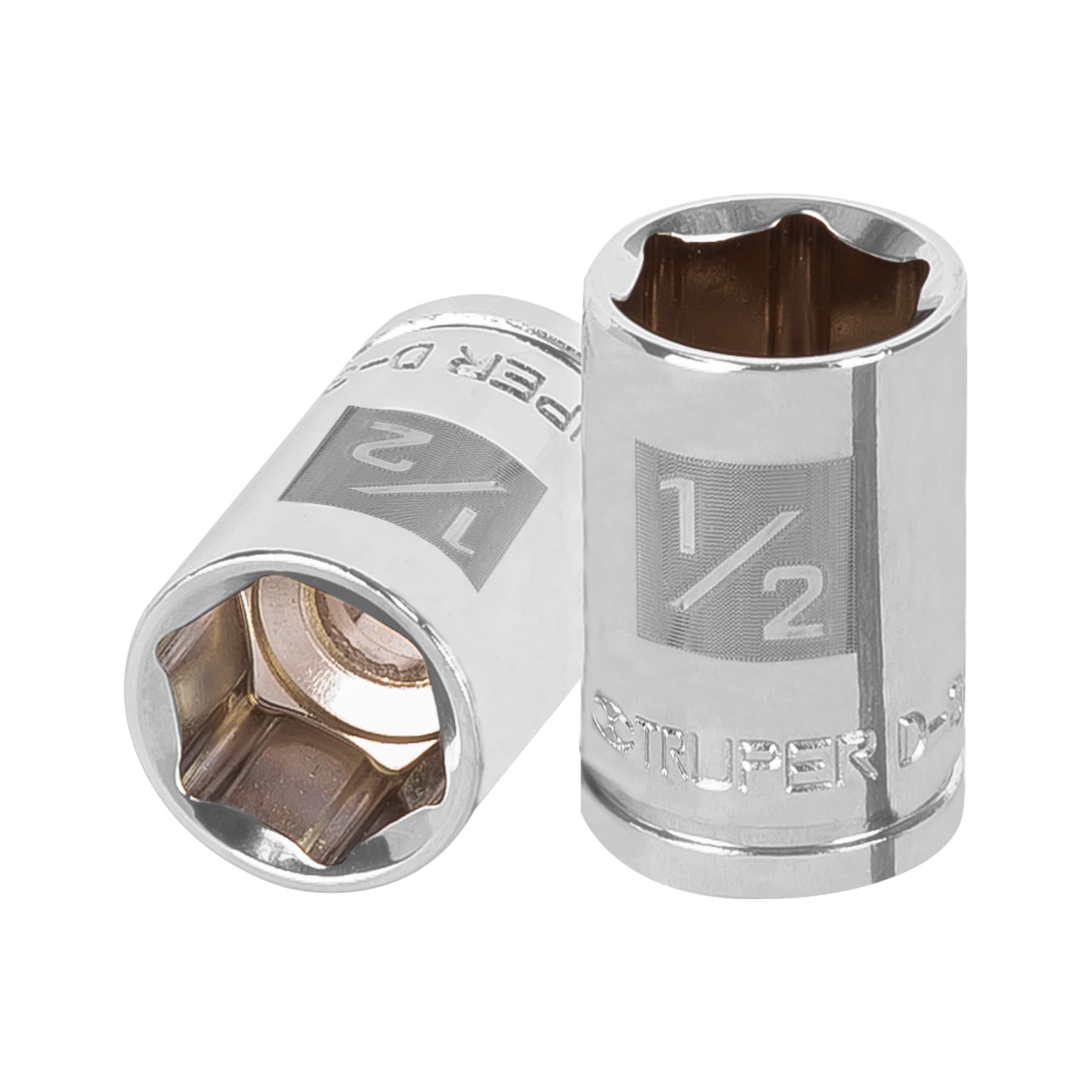 DADO DE 1/2", 6 PUNTAS, CUADRO 3/8", TRUPER 13609