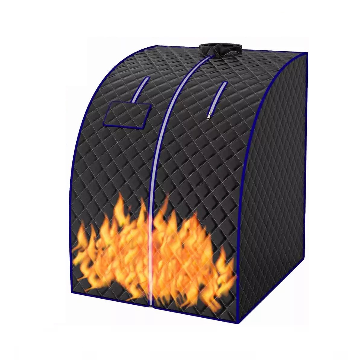 Baño Vapor Spa Sauna Portatil Con Silla Plegable 1000 W 2,6l