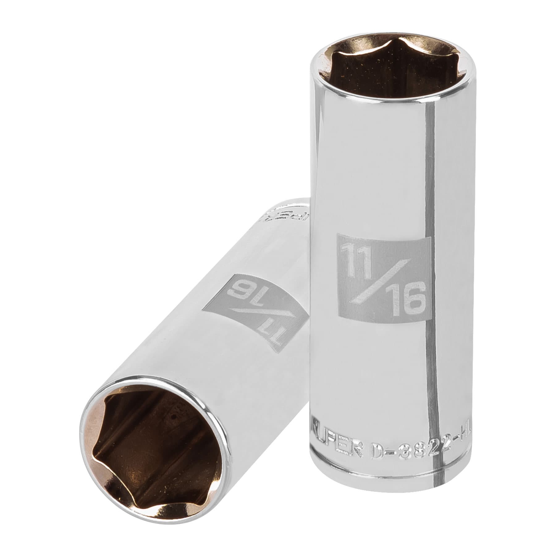 DADO LARGO DE 11/16", 6 PUNTAS, CUADRO 3/8", TRUPER 13717