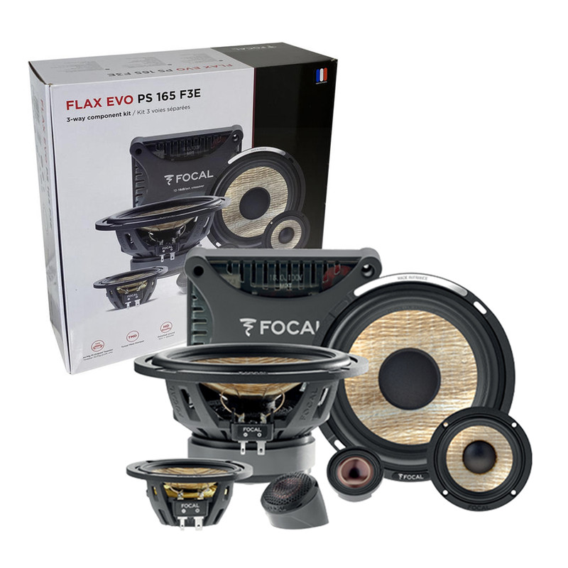 Bocinas FOCAL PS 165 F3E de 3 vías Expert Linen Evo de 6-1/2 pulgadas