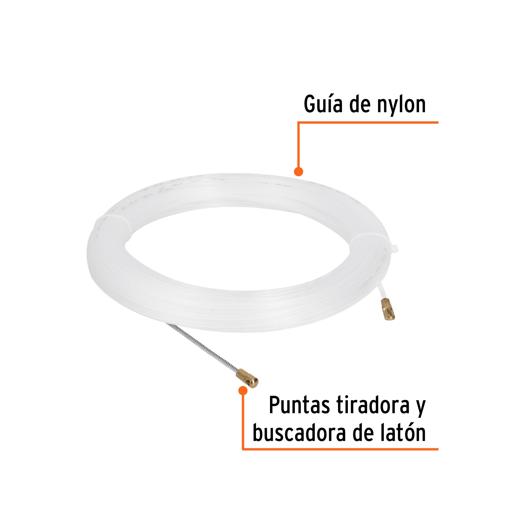 GUÍA DE NYLON DE 20 M PARA CABLE, TRUPER 17757
