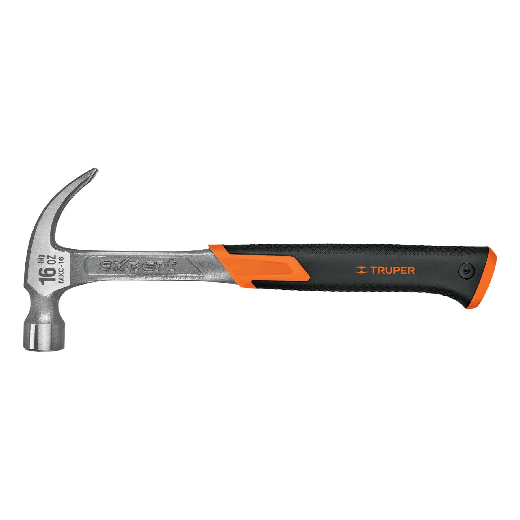 MARTILLO FORJADO 16 OZ UÑA CURVA, MANGO CON NEOPRENO, TRUPER EXPERT 17856