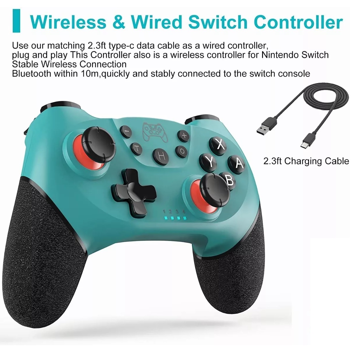 Control Inalámbrico Gamepad Joystick Para Nintendo Switchpc