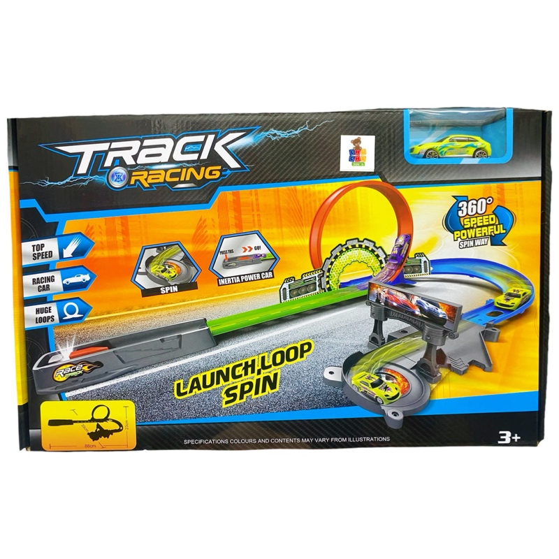 Lanza Carros Pista De Carreras Spin Track Racing 360