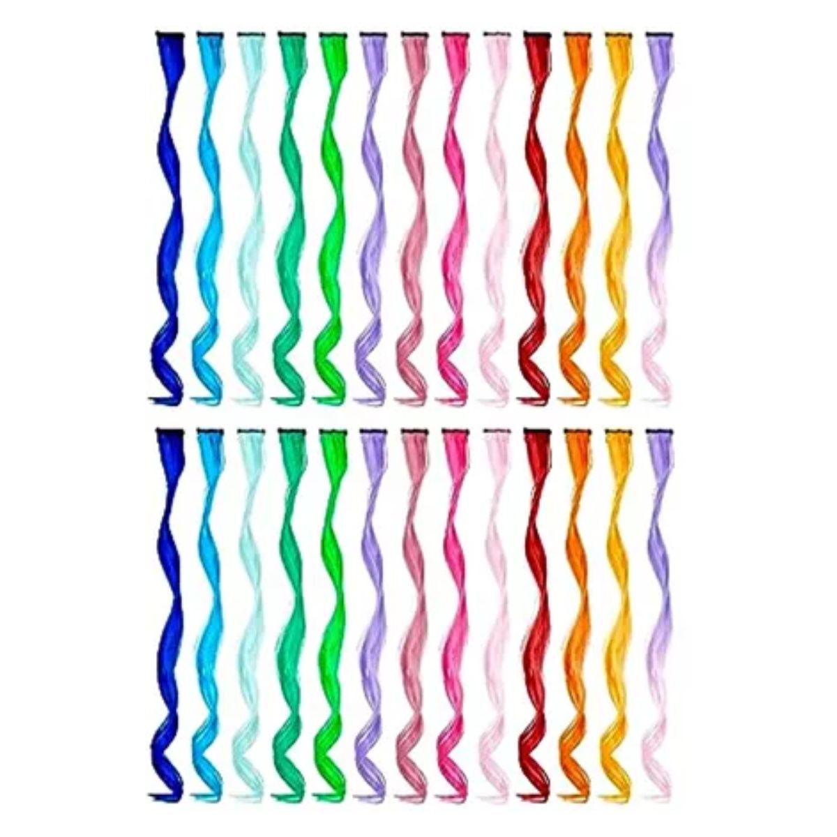 Extensiones Adornos De Cabello Natural Clip Ondulado, Varios Colores