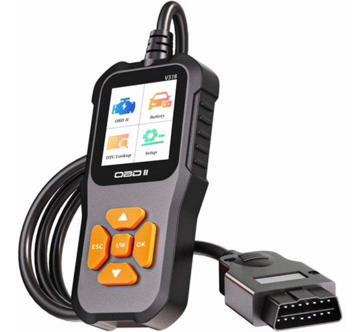 Escaner Automotriz Obd2 Can O2 Sensor I/m Leer Borrar Código Negro ...