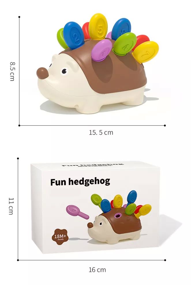 Erizo De Juguete De Niños Fina Motricidad Educación Temprana