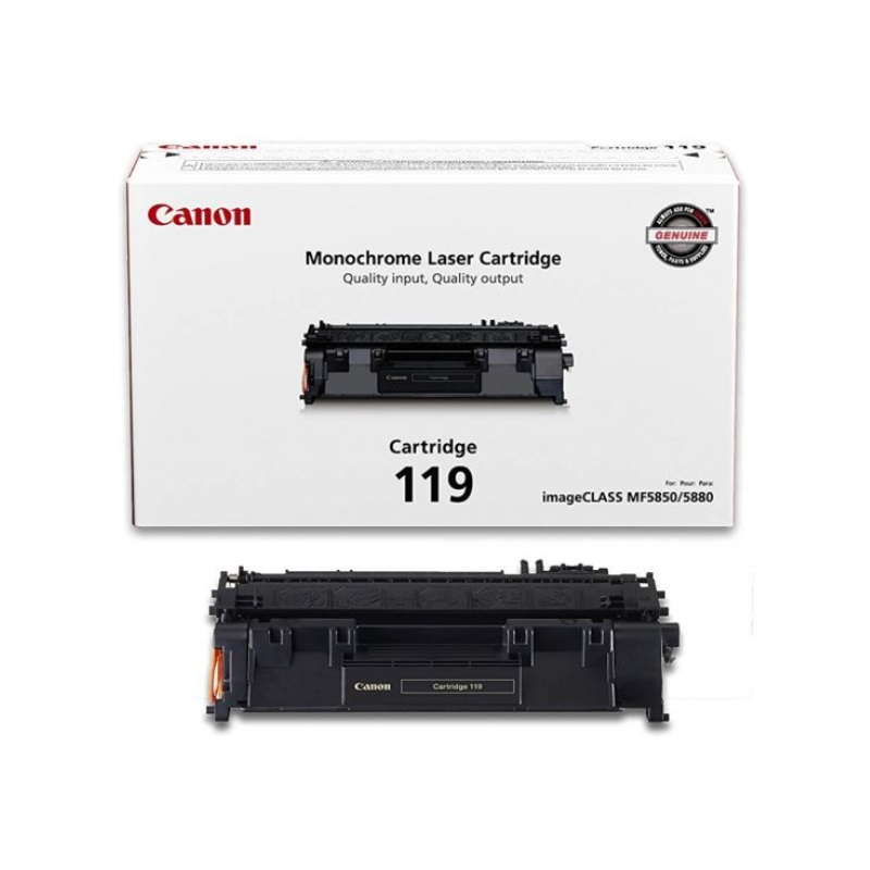 Tóner Canon 119 Negro, 2100 Páginas