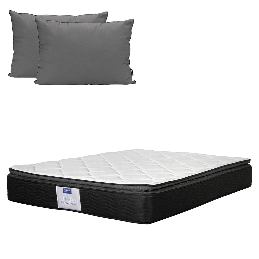 Colchón Matrimonial Dicasa Legan Con Almohada 2 Pack