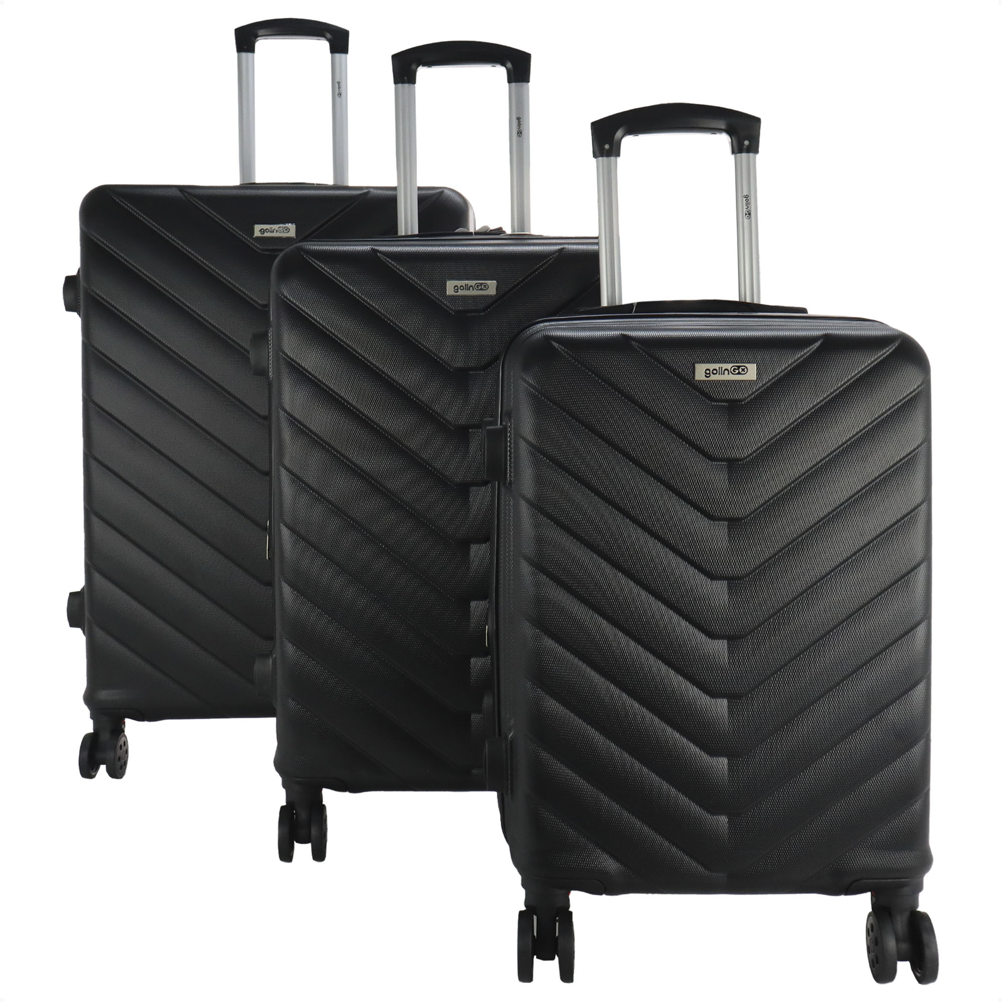 Maleta Set de 3 piezas Resistentes Rigidas Con Ruedas Giratorias ...