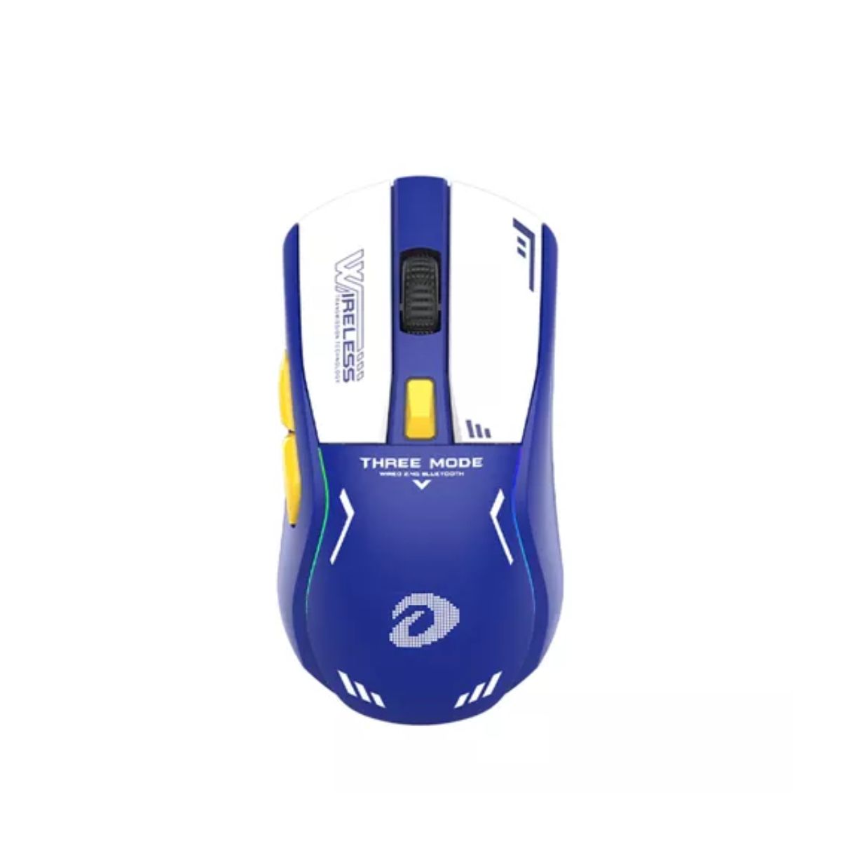 Mouse gamer inalámbrico recargable Azul real