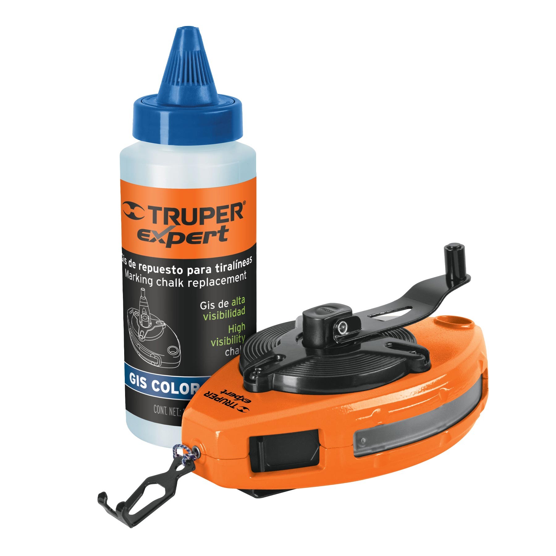 TIRALÍNEAS METÁLICO CON GIS, USO RUDO, 30 M (100 FT), TRUPER EXPERT 18579