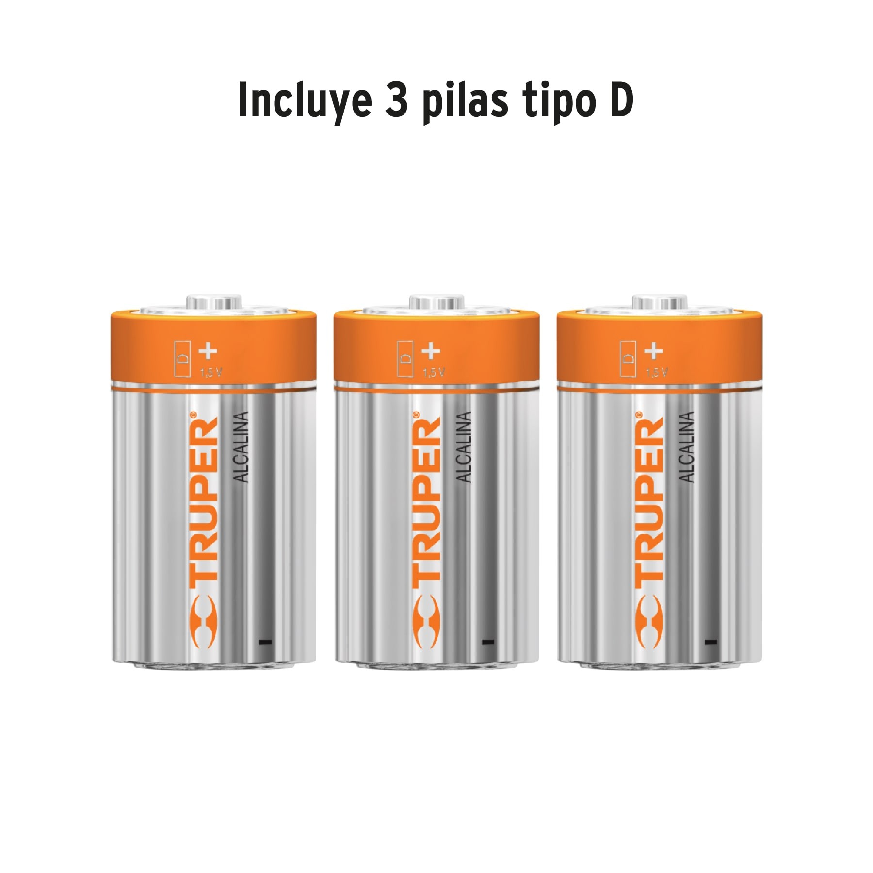 LINTERNA DE ALUMINIO LED CREE 850 LM CON 3 PILAS D, TRUPER 18814