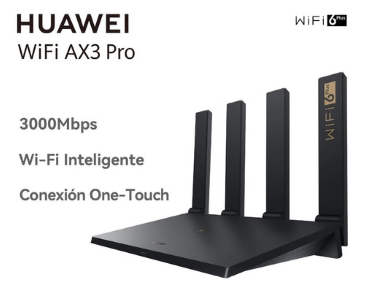 Router Wifi Ax3 Pro Wi-fi 6 Plus 3000 Mbps Negro