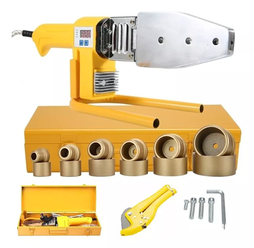 Termofusor Kit Pantalla Digital Con 6dados Y Tijeras 1000w