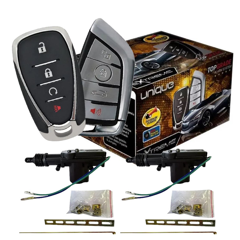 Alarma Auto Extreme Unique Carros Combo Con 2 Actuadores.
