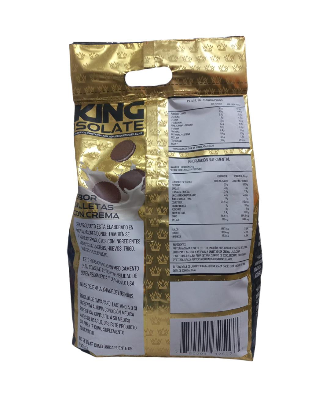 Proteina King Isolatada 5lb 85 serv King Nutrition
