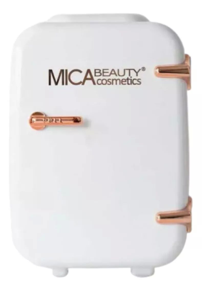 Mini Refri Termoeléctrico Frío Caliente Cocina Cosméticos Color Blanco