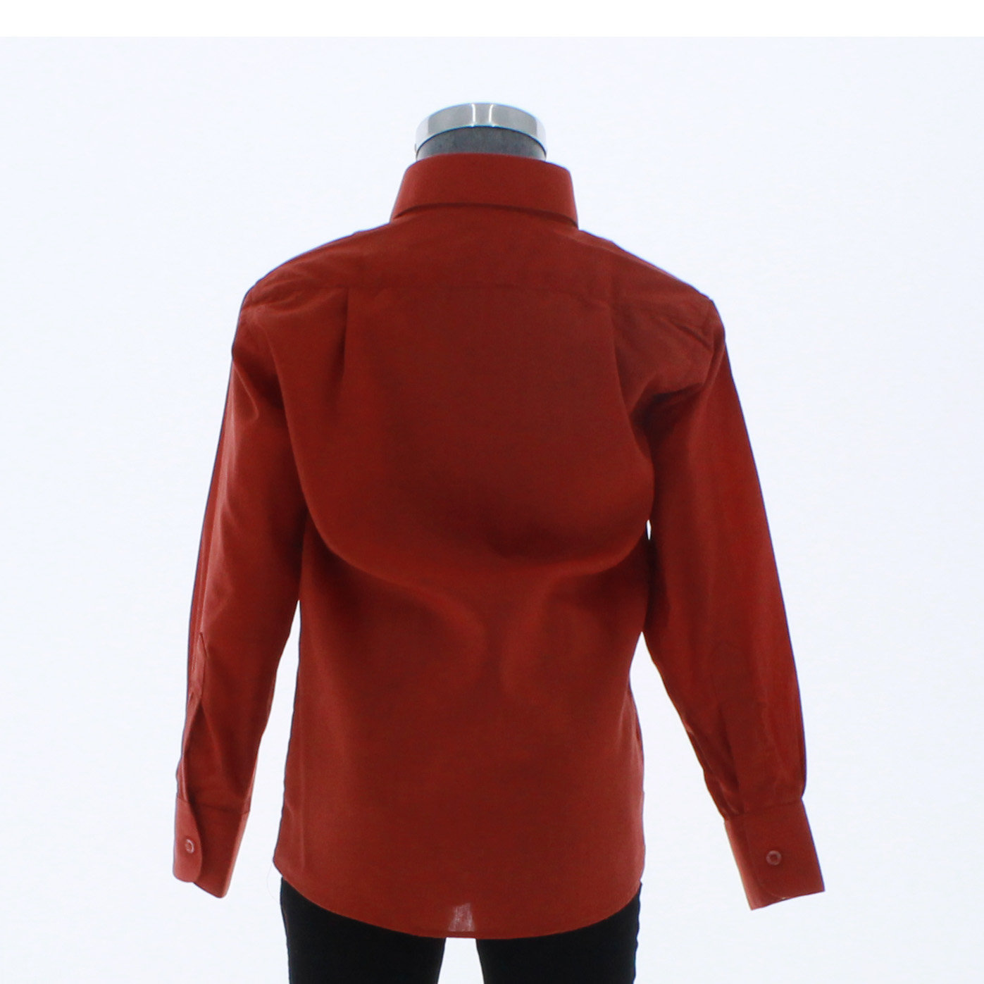 Camisa De Vestir Niño Color Chedron Manga Larga 3593 2-18 Años..