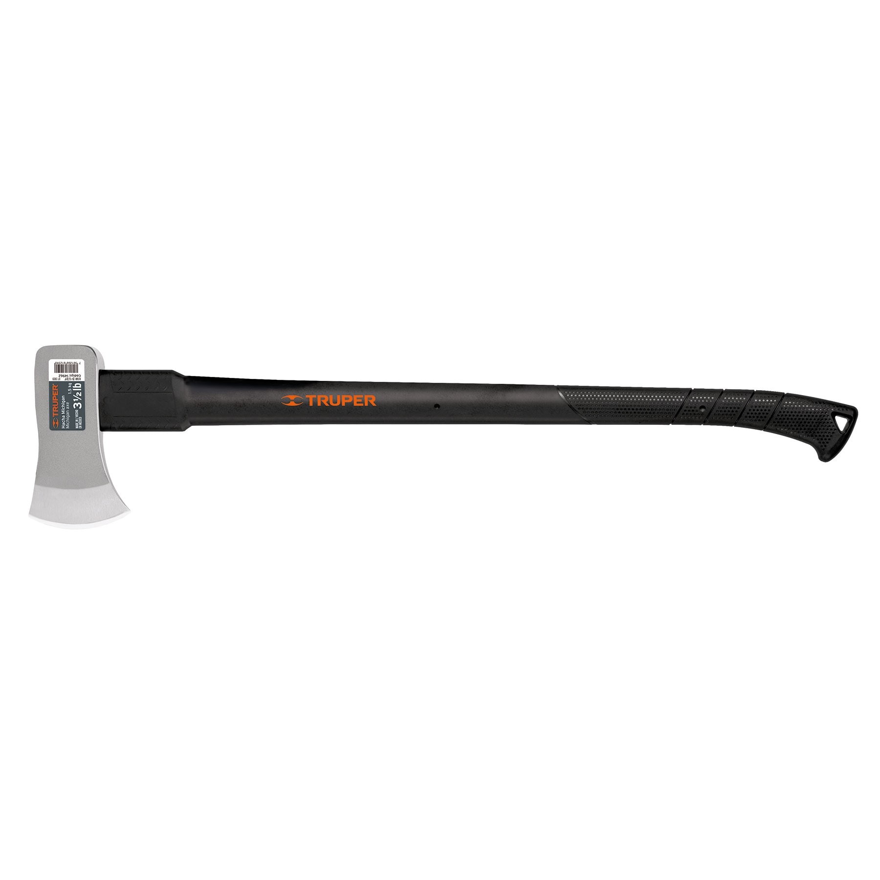 HACHA MICHIGAN 3-1/2 LB, MANGO FIBRA DE VIDRIO 34", TRUPER 14962