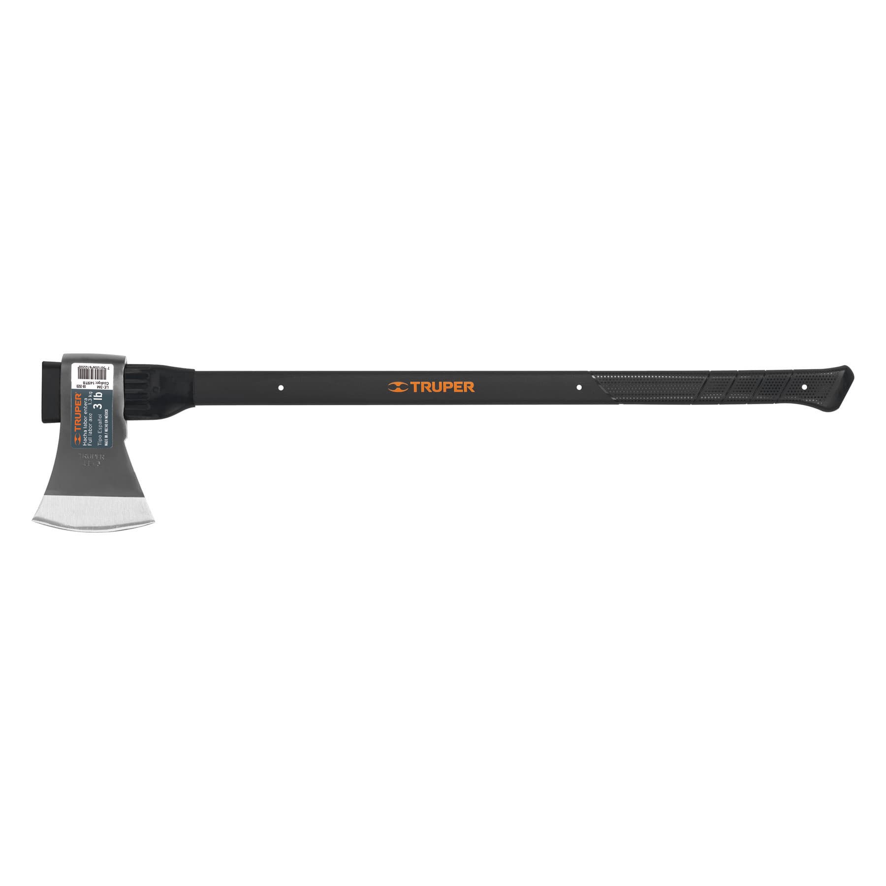HACHA LABOR ENTERA 3 LB MANGO DE 36", TRUPER 14978