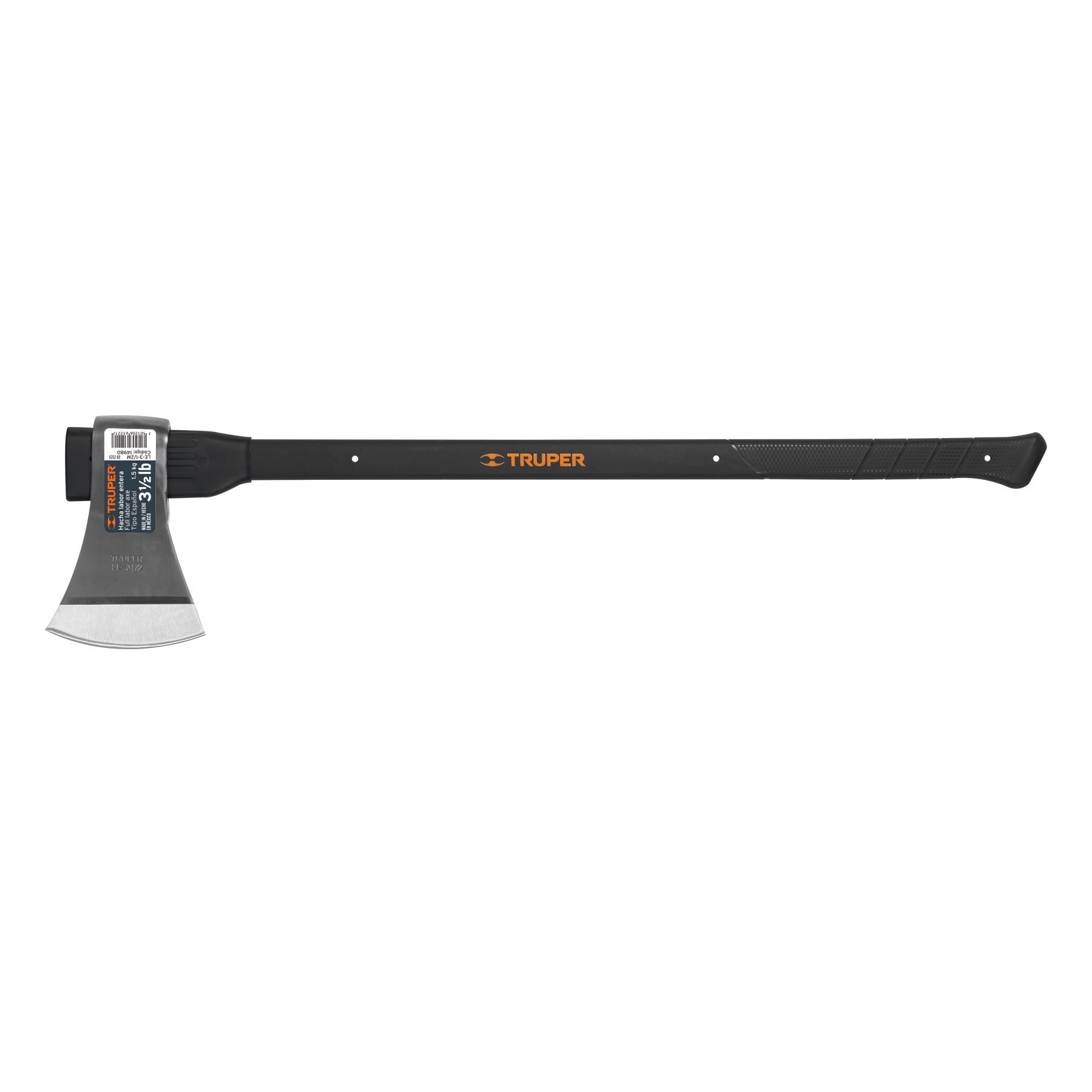 HACHA LABOR ENTERA 3-1/2 LB MANGO DE 36", TRUPER 14980