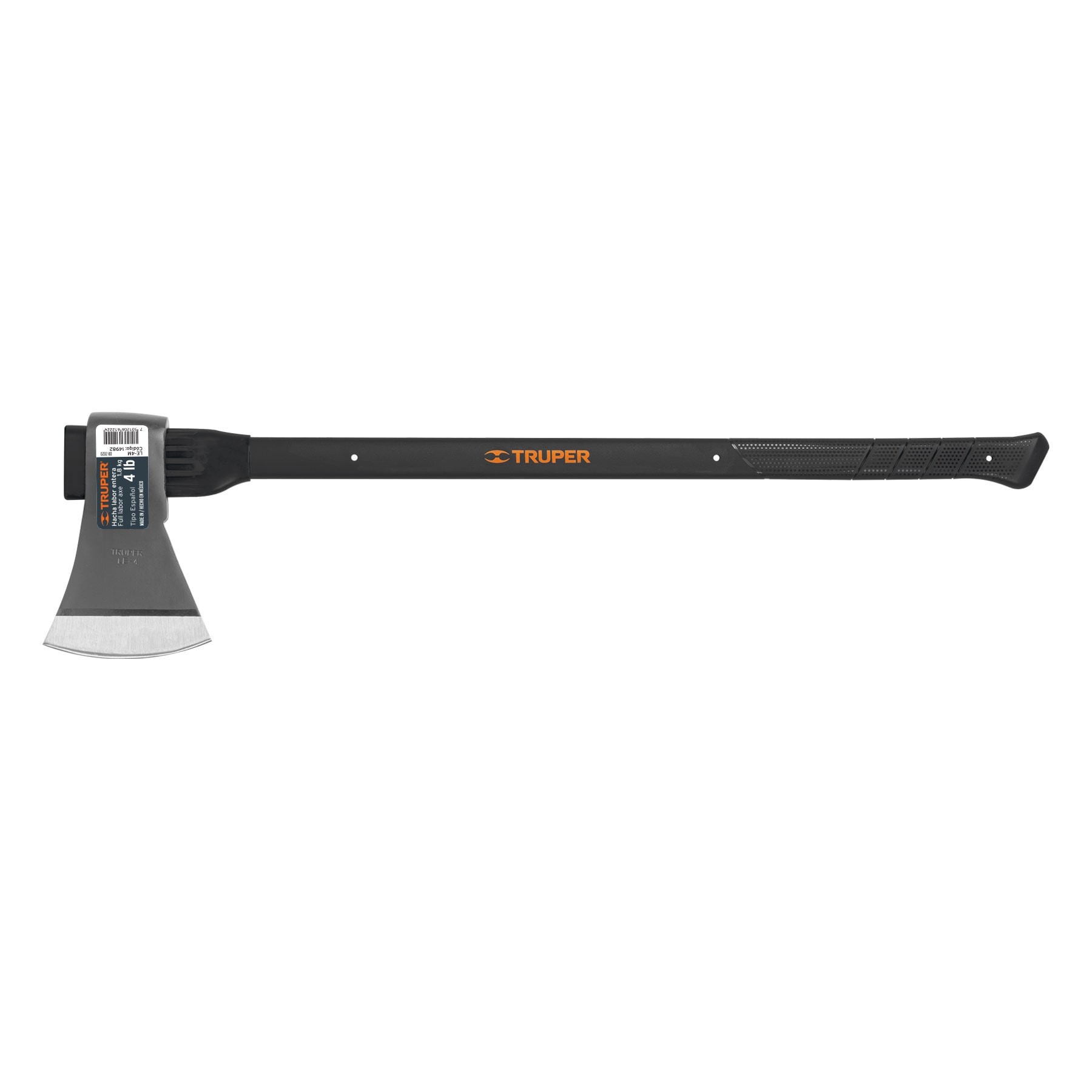 HACHA LABOR ENTERA 4 LB MANGO DE 36", TRUPER 14982