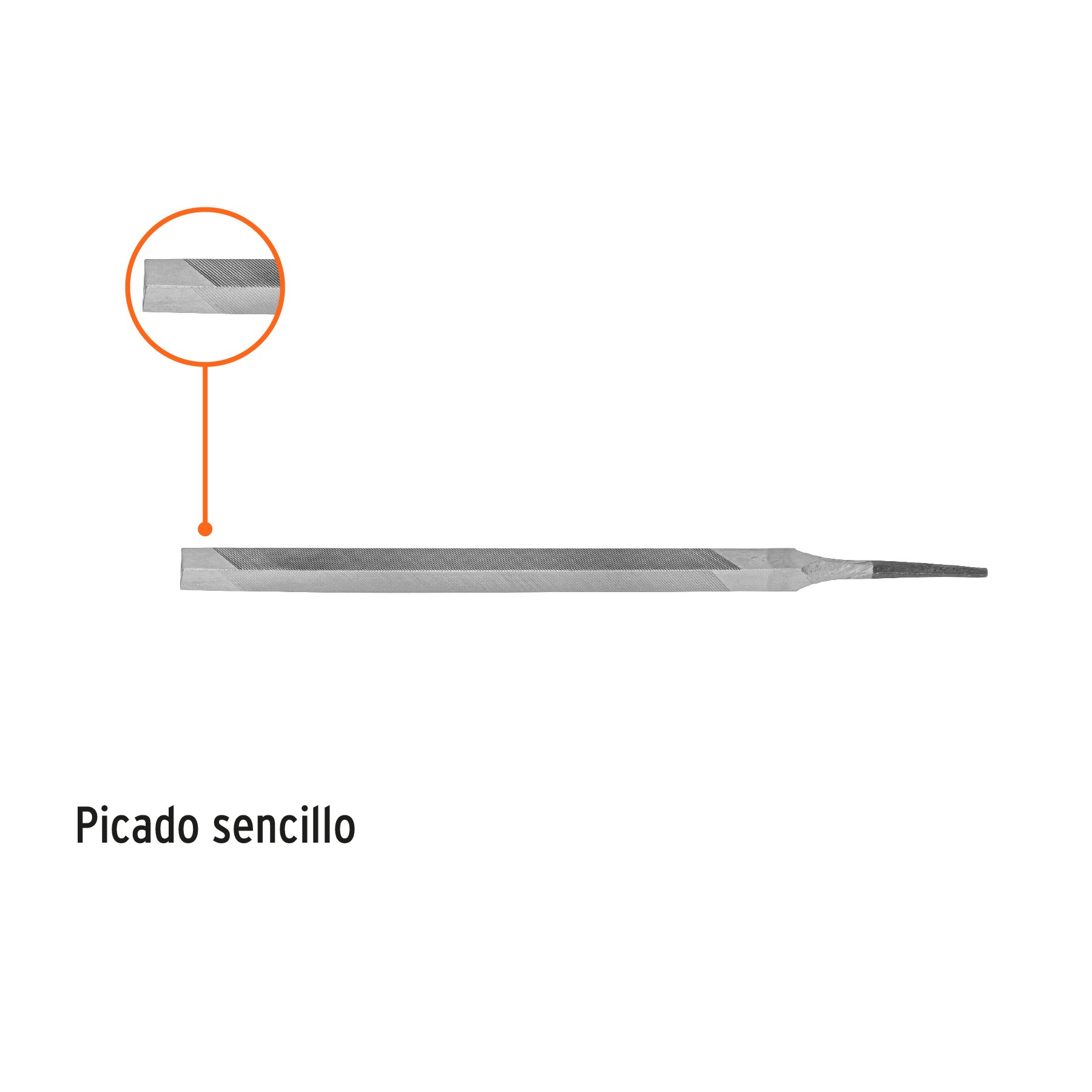 LIMA TRIANGULAR 7" PARA MACHETE, 36 DPP, TRUPER 15129