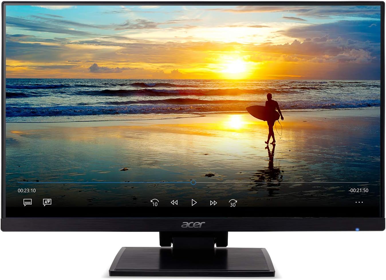 Acer UT241Y bmiuzx 23.8" Full HD (1920 x 1080) Zero Frame IPS Monitor ...