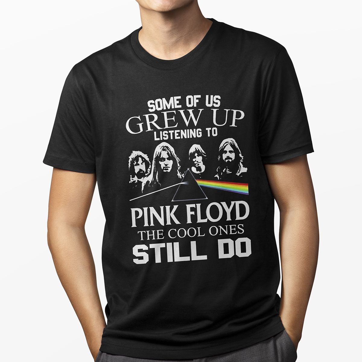 Playera para Hombre - Some Of Us Grew Up Listening to Pink Floyd The ...