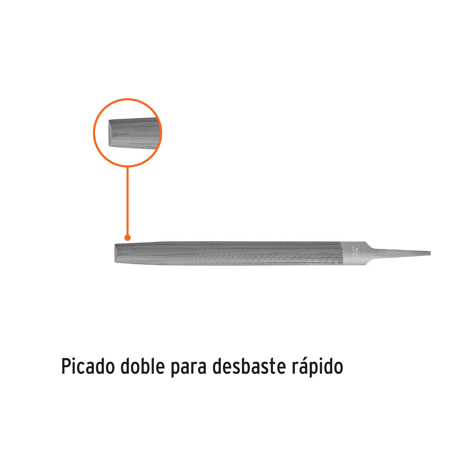 LIMA MEDIA CAÑA MUZAS 8", TRUPER 15179