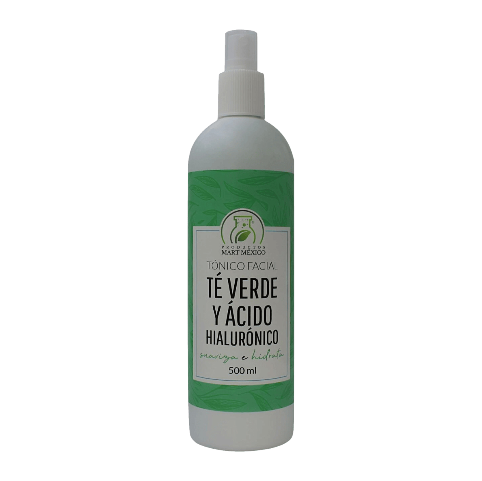 Tónico Facial De Té Verde Con Ácido Hialurónico 500ml