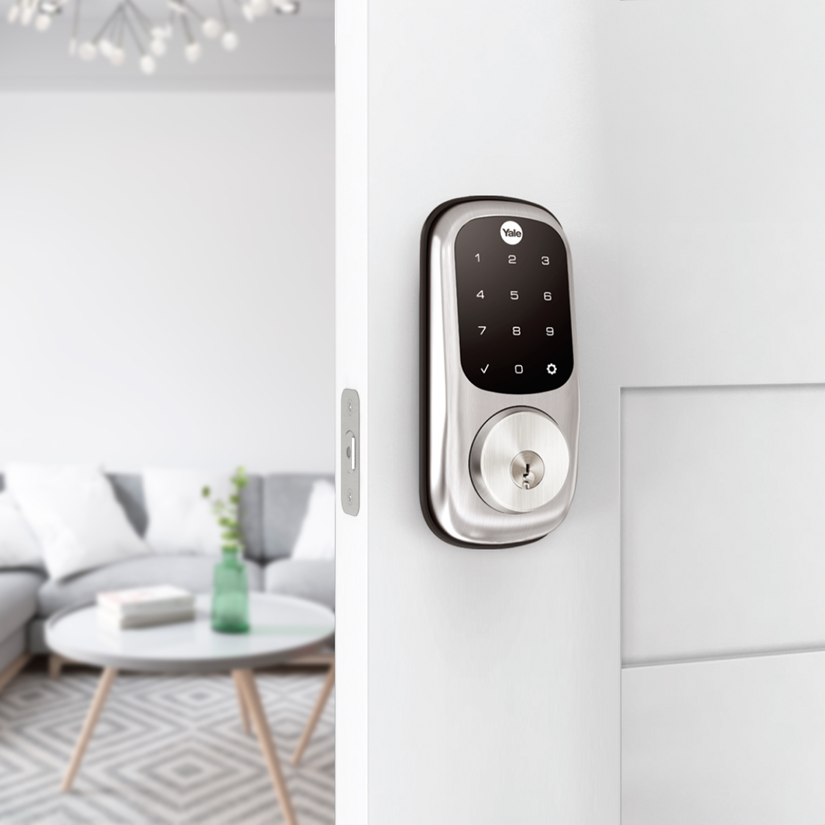 Cerradura Eléctrica Digital Yale Real Living YRD226 Color Níquel Satinado.