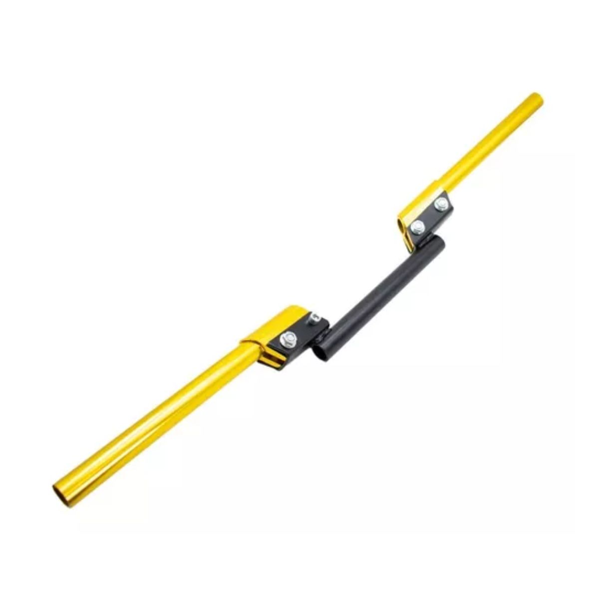Manubrio Deportivo Moto Metalico Universal Posiciones 3 Pzs Dorado