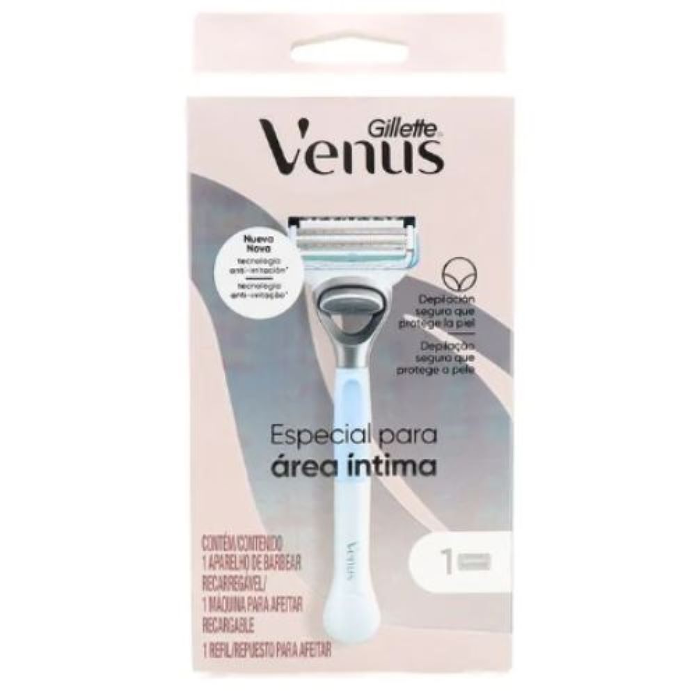 Maquina De Afeitar Recargable Área Íntima Venus Gillette