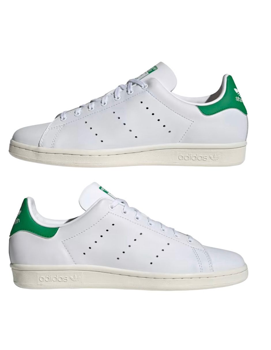 TENIS ADIDAS STAN SMITH 80´S BLANCO CON VERDE