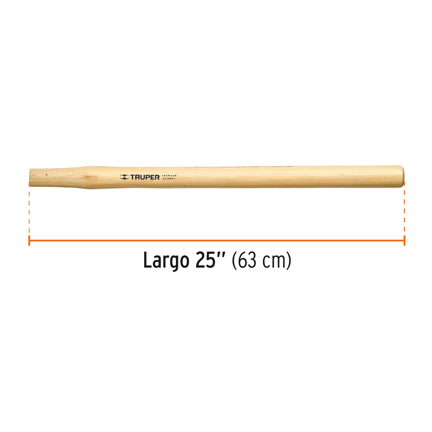 MANGO CORTO DE 25" PARA MARROS DE 6 Y 8 LB, TRUPER 15954