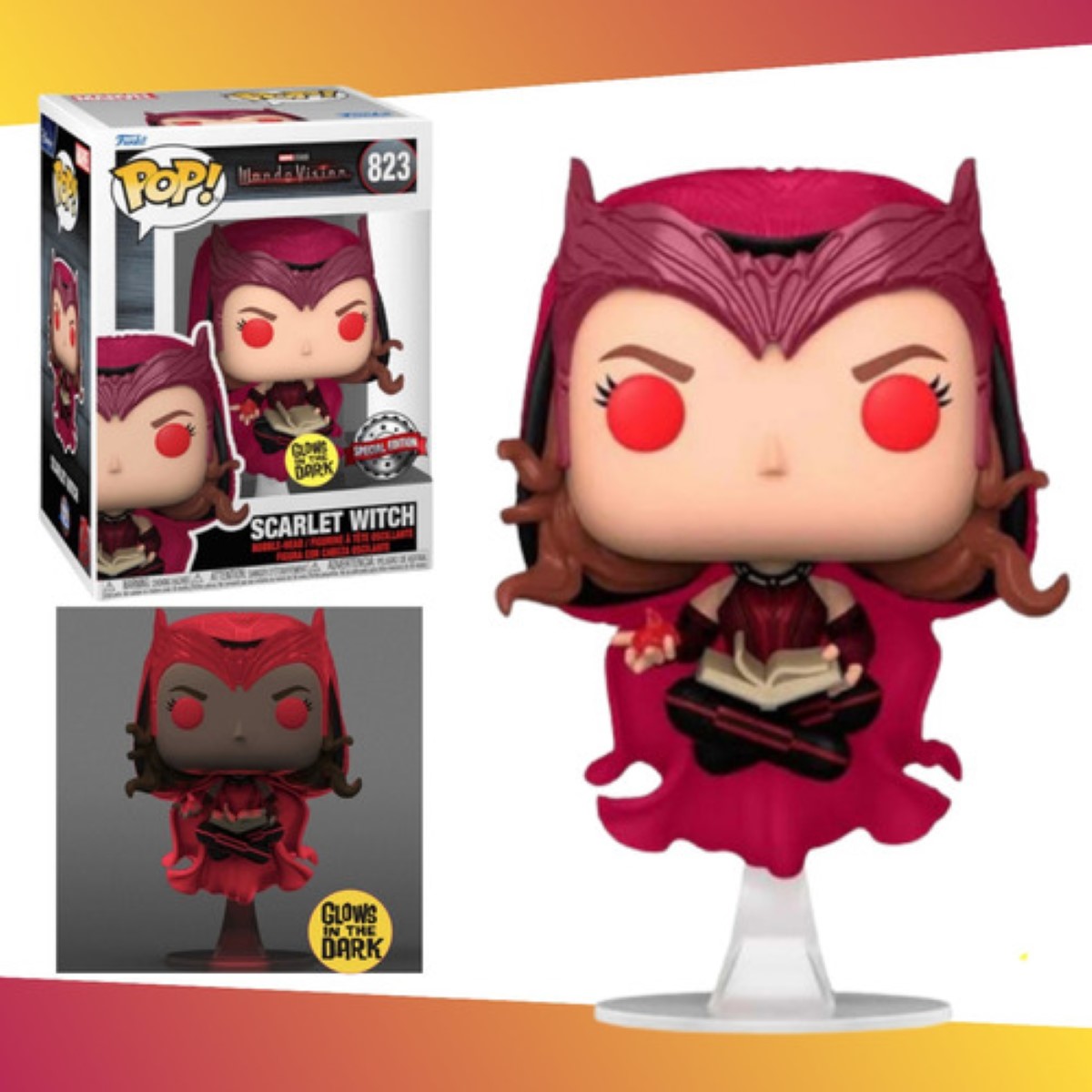 Funko Pop - Wandavision - Scarlet Witch #823 (glow)
