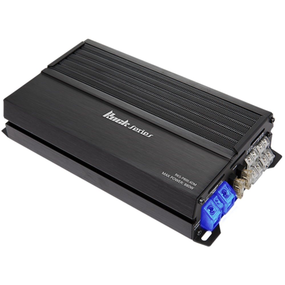 Mini Amplificador Full-Range Rock Series RKS-P800.4DM 4 Canales 1800 ...