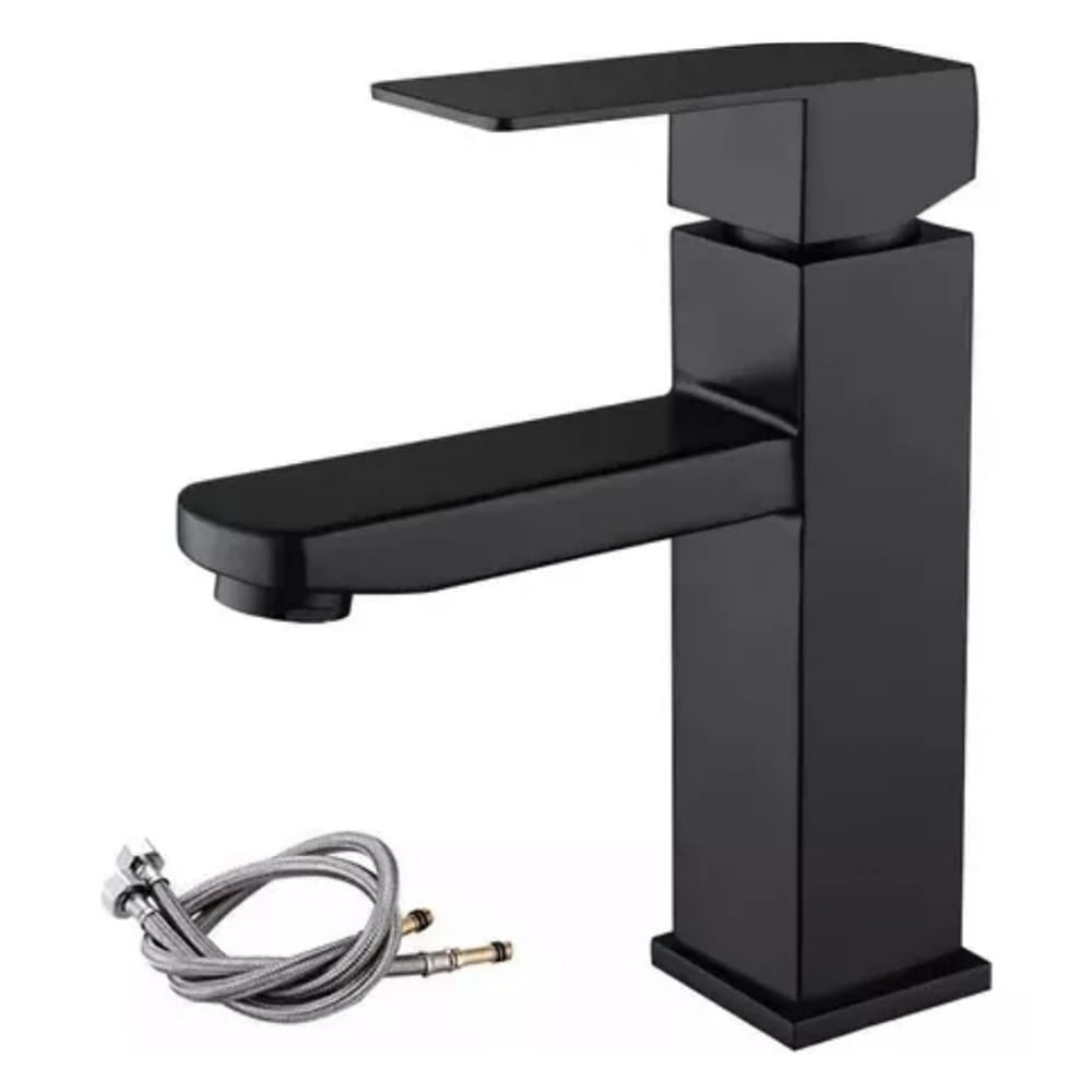 Mezcladora de baño Genérica Baño F026-043a color negra
