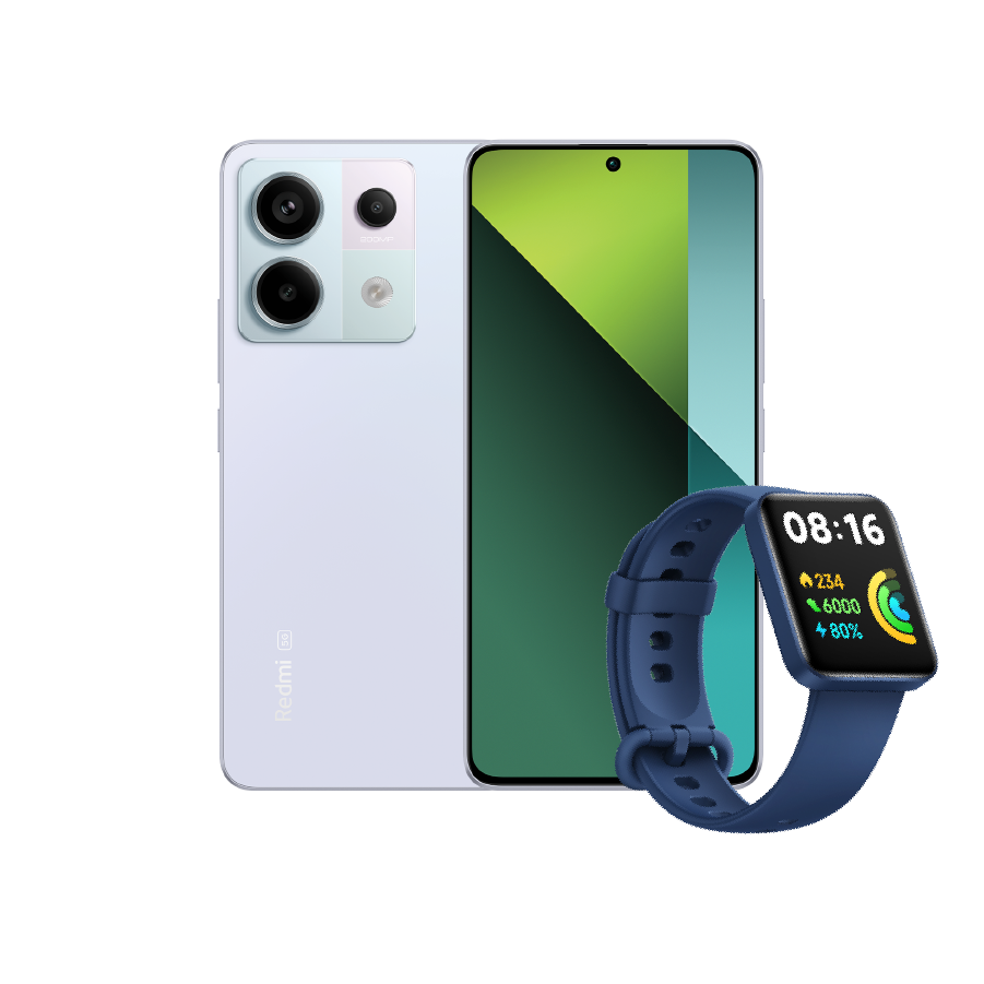 Redmi Note 13 Pro 12/512GB Aurora Púrpura (5G) +Xiaomi Watch 2 Lite