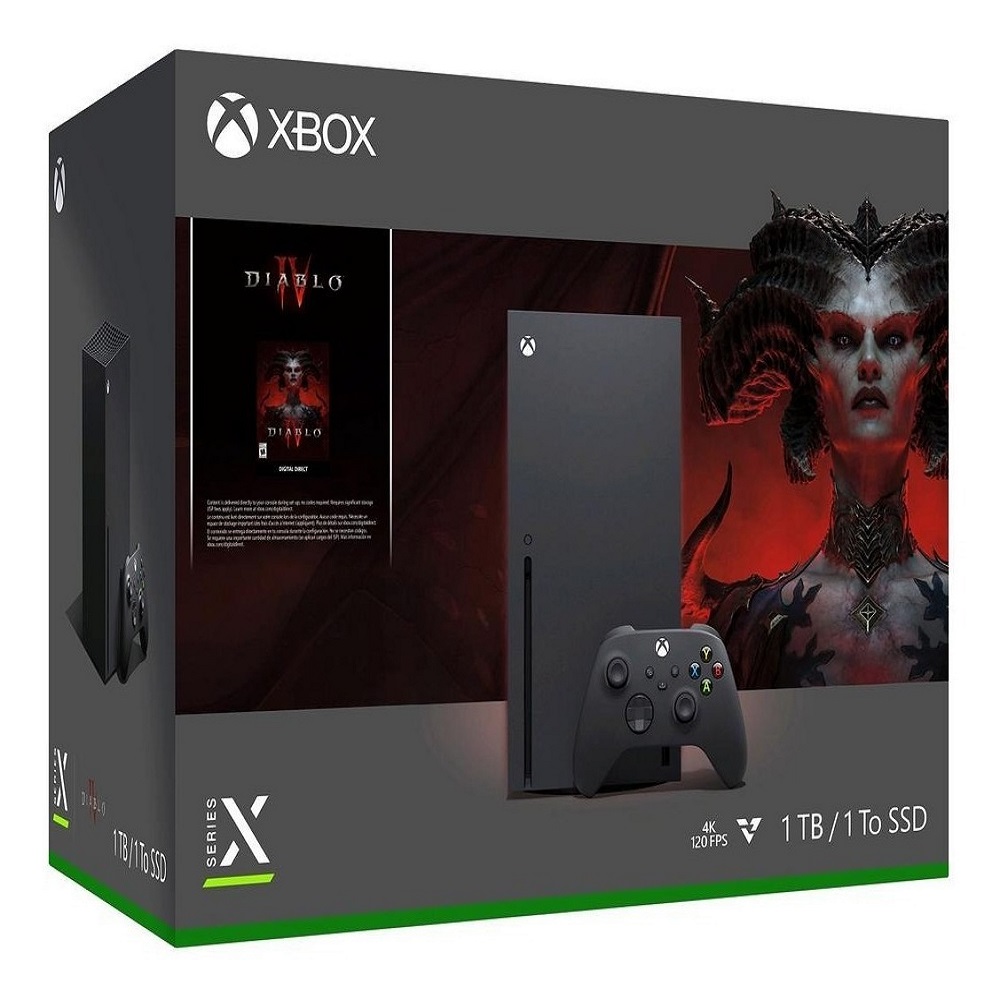 Consola Xbox Series X 1 TB Bundle Diablo IV Negro